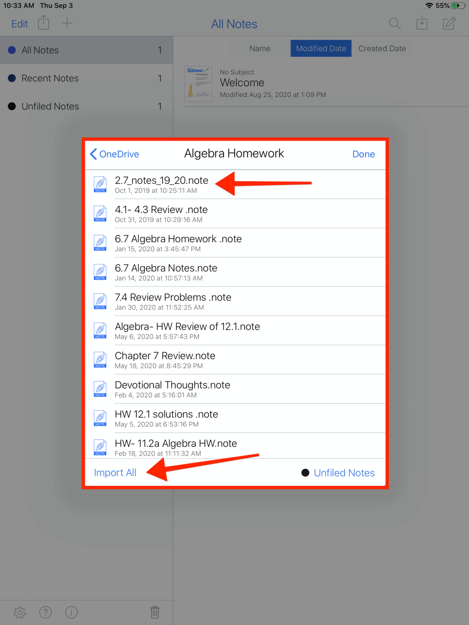 How do I import notes from OneDrive to Notability? – NRCA Technology ...